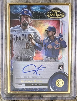 2022 Topps Gold Label Alfonso Rivas Rookie Gold Framed Autograph #FA ...