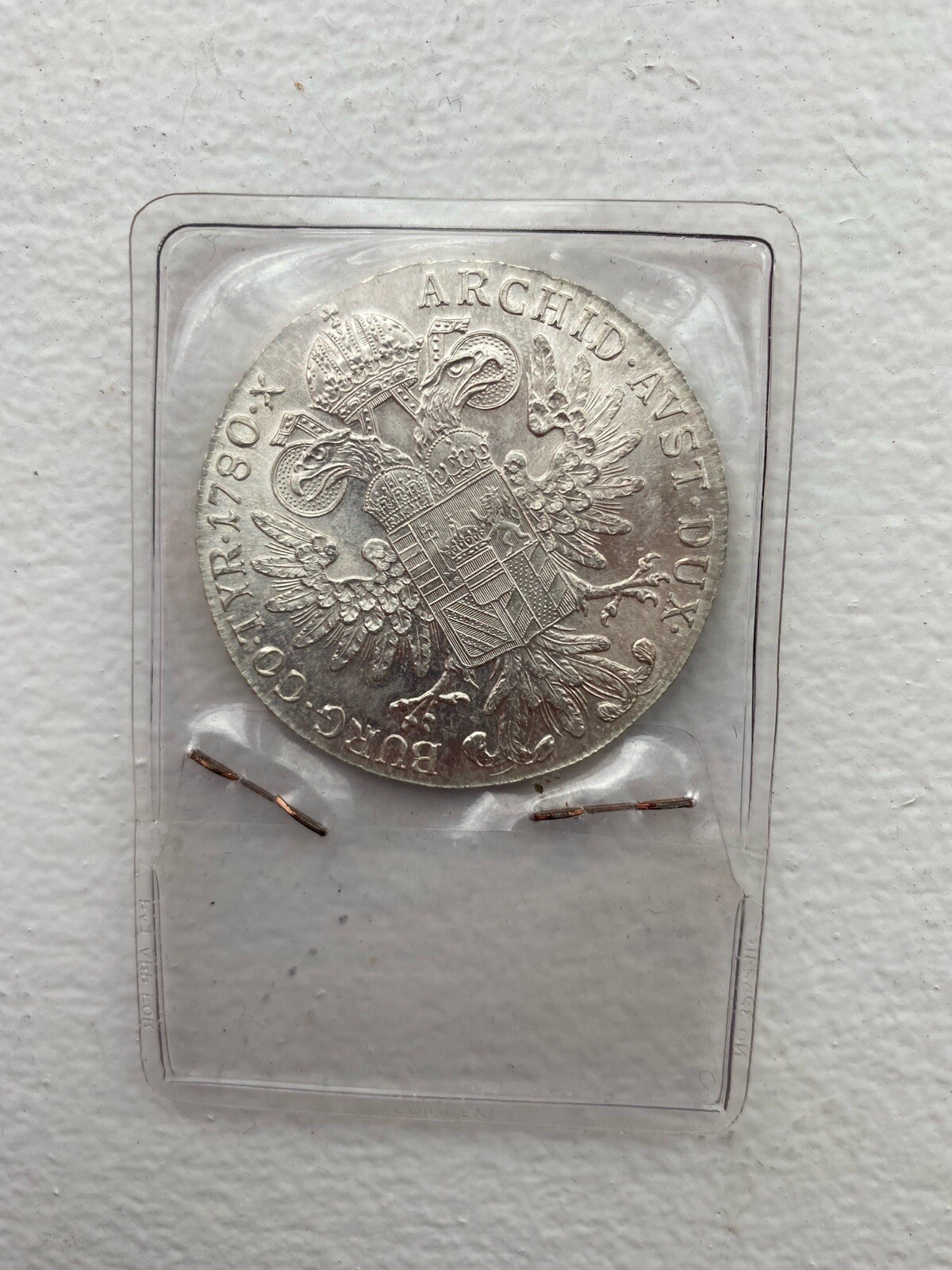 Old Maria Theresa Thaler BURG CO TYR 1780 X Archid Avst Dux (OLD S.F ...