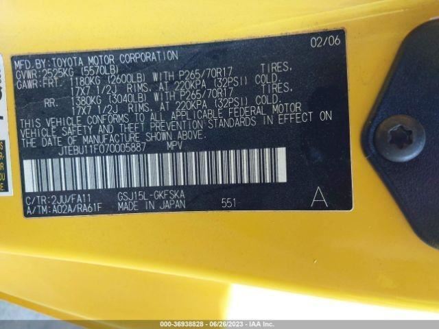 Speedometer Cluster Only MPH Fits 07-08 FJ CRUISER 657138 | eBay