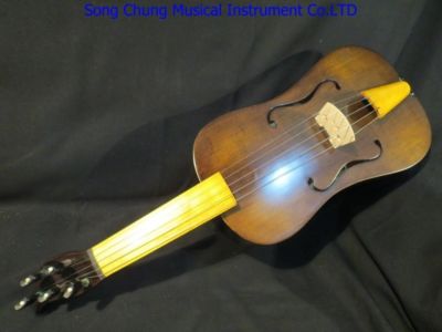 Copy old vielle 5 strings 15 3/4" vielle,medieval Fiddle ,powerful ...