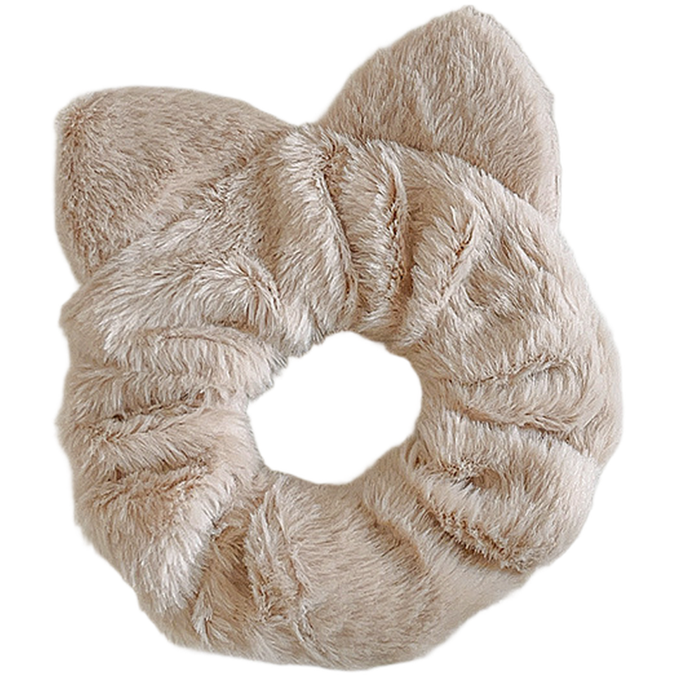 Cat Ear Hair Tie Fuzzy Hair Tie High Elasticity Gentle On Hair No Hair ...