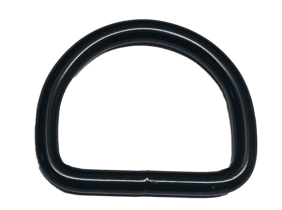 Dee Rings D-Ring 1.75" Inside Diameter Black Steel WELDED Heavy Duty ...