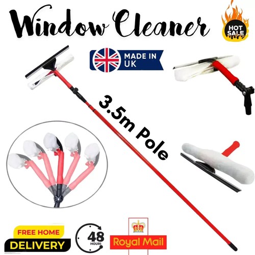 Telescopic Squeegee Cleaner 3.5 meters Window Glass Cleaning Kit ...