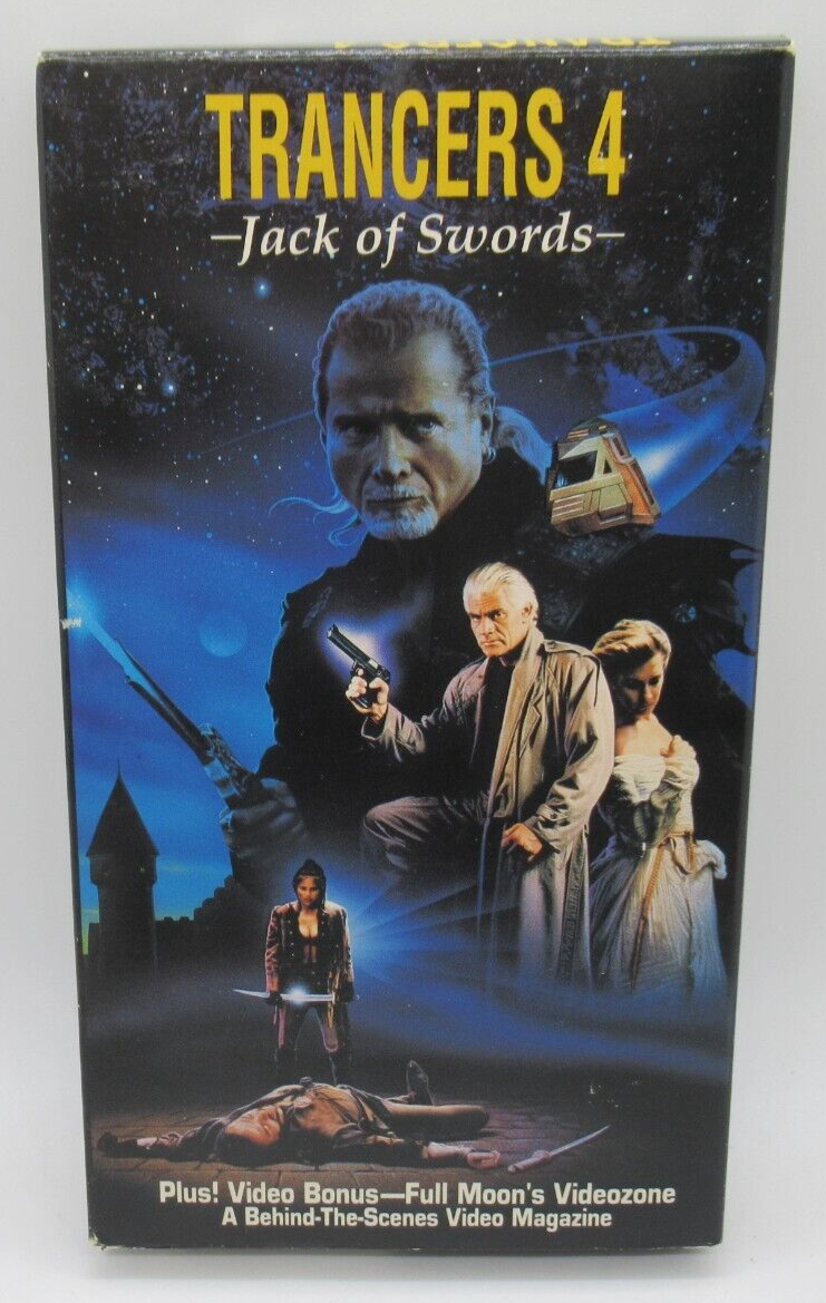 TRANCERS 4: JACK OF SWORDS VHS VIDEO MOVIE, TIM THOMERSON, STACIE ...
