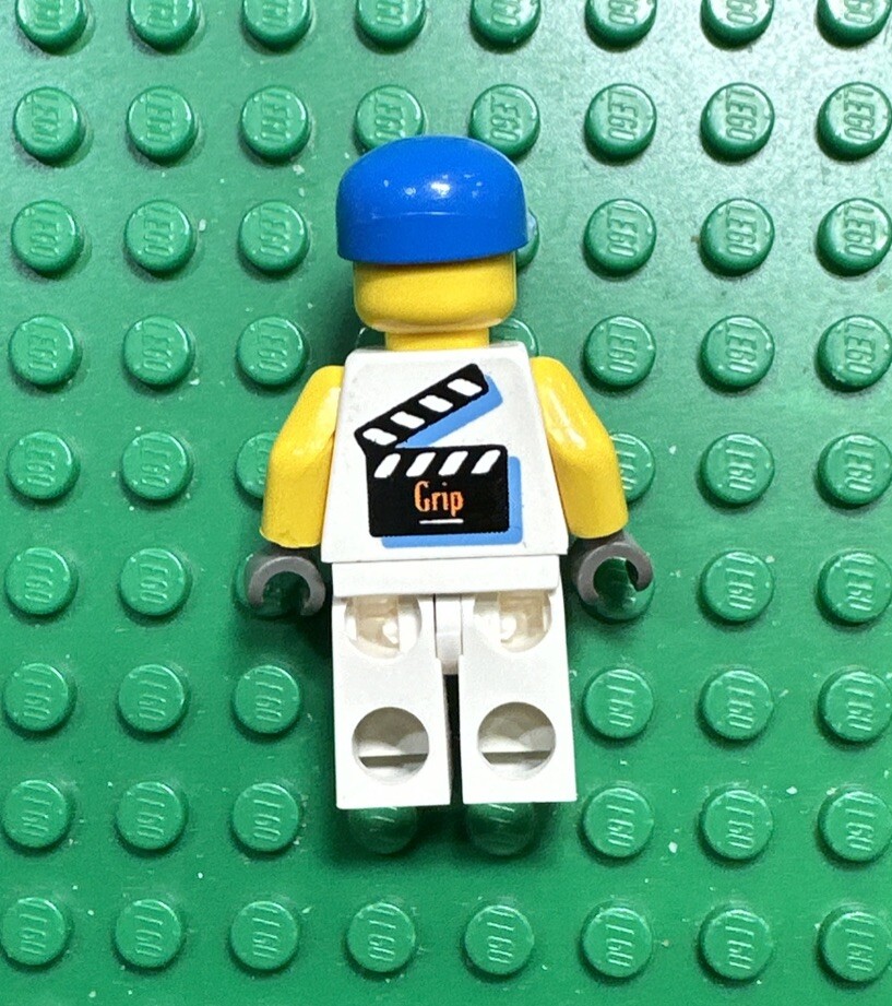 LEGO Minifigure Studios Cameraman Grip stu005 2000 Vintage 1349 blue ...
