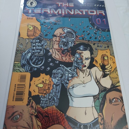 The TERMINATOR #1 Dark Horse comic book 1998 ALAN GRANT STEVE PUGH VF+ ...