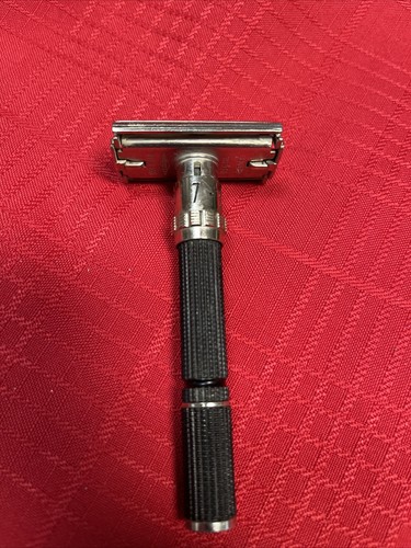 Vintage Gillette Black Beauty Super Adjustable 1-9 Safety Razor | eBay