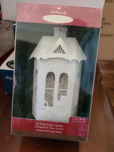 Hallmark Ornament Laser Gallery A Visit From Santa by Tracy Larsen 2000 ...