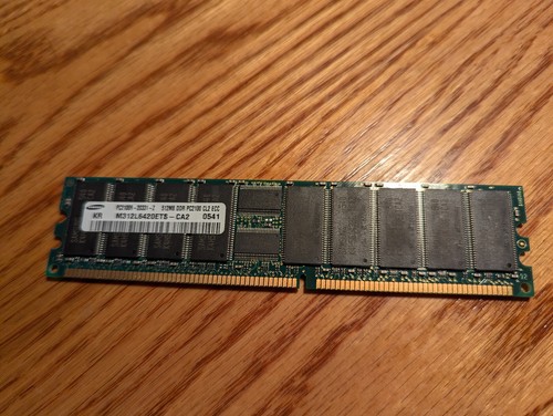 LOT OF 12: 512MB DDR-RAM 184-pin PC-2100R ECC CL2.0 Solaris compatible ...