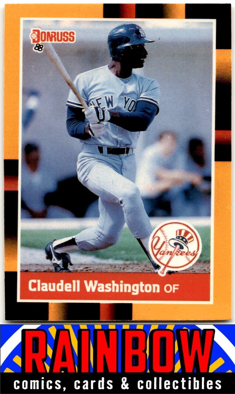 1988 Donruss Baseball's Best #217 Claudell Washington | eBay