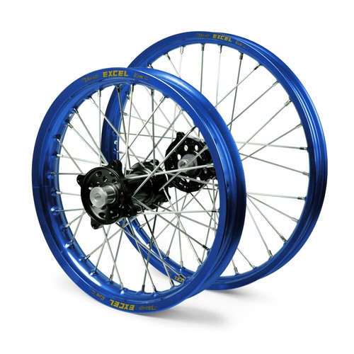 Yamaha YZ85 1993 - 2024 JNR MX Wheel Set Blue Excel Rims / Black SM Pro ...