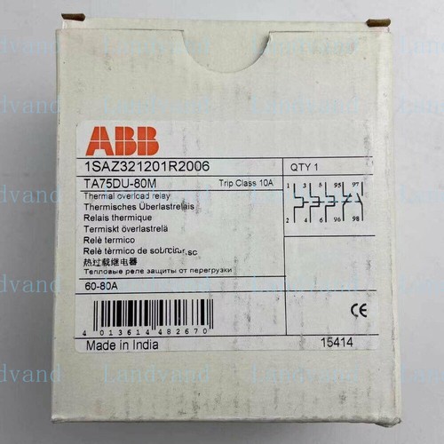 one new ABB TA75DU-80M 60-80A Thermal Overload Relays Fast Shipping | eBay