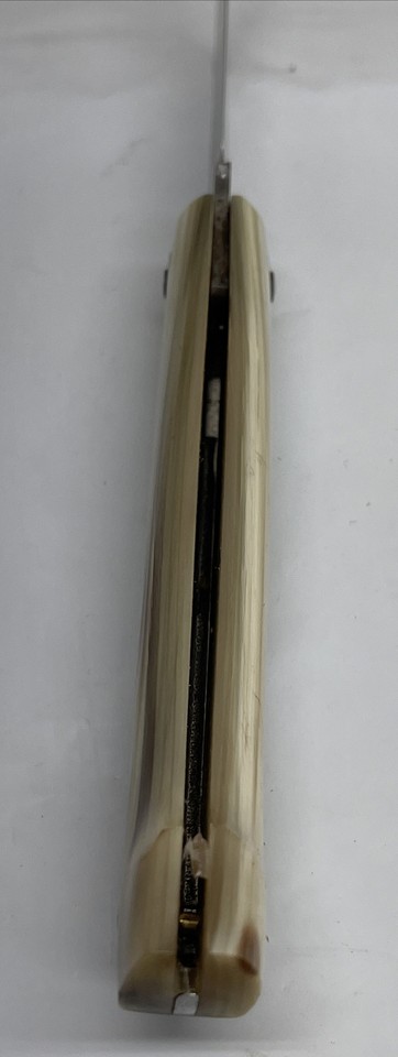 Rare Vintage FIGUS Pattada Inox Knife 3 3/8” Blade Horn Handle Italy | eBay