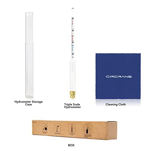 Maple Syrup Hydrometer with BRIX & Baume Scales Density Meter for Sugar ...