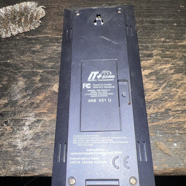 Ws-7034twc La Crosse Technology TWC Wireless Thermometer Weather ...