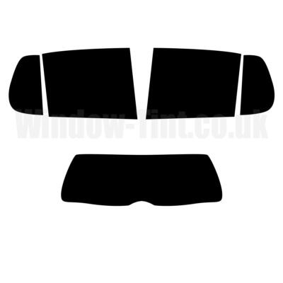 For VW Polo 5-door 1994-02 (MK3) Pre Cut Window Tint Kit 20% Dark Rear ...
