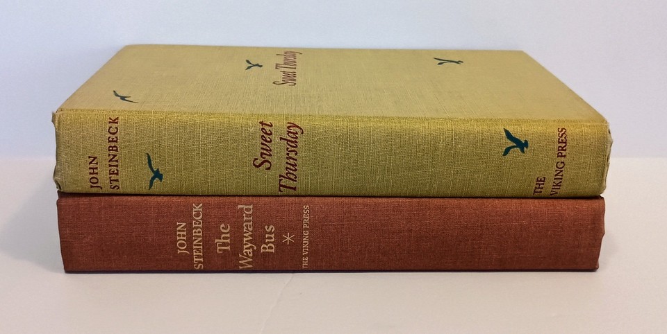 JOHN STEINBECK - The Wayward Bus (1947 BCE) + Sweet Thursday (1954 1st ...