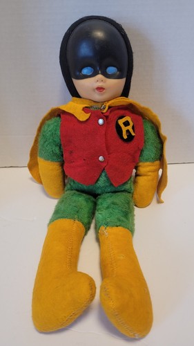 Batman ROBIN Plush Doll Super RARE Vintage 60's Toy | eBay