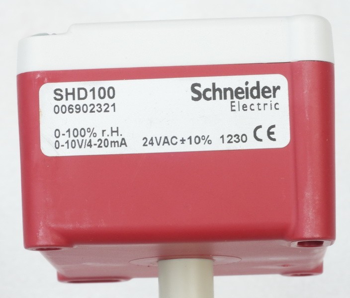 NEW SCHNEIDER ELECTRIC MODEL SHD100 DUCT HUMIDITY & TEMPERATURE SENSOR ...