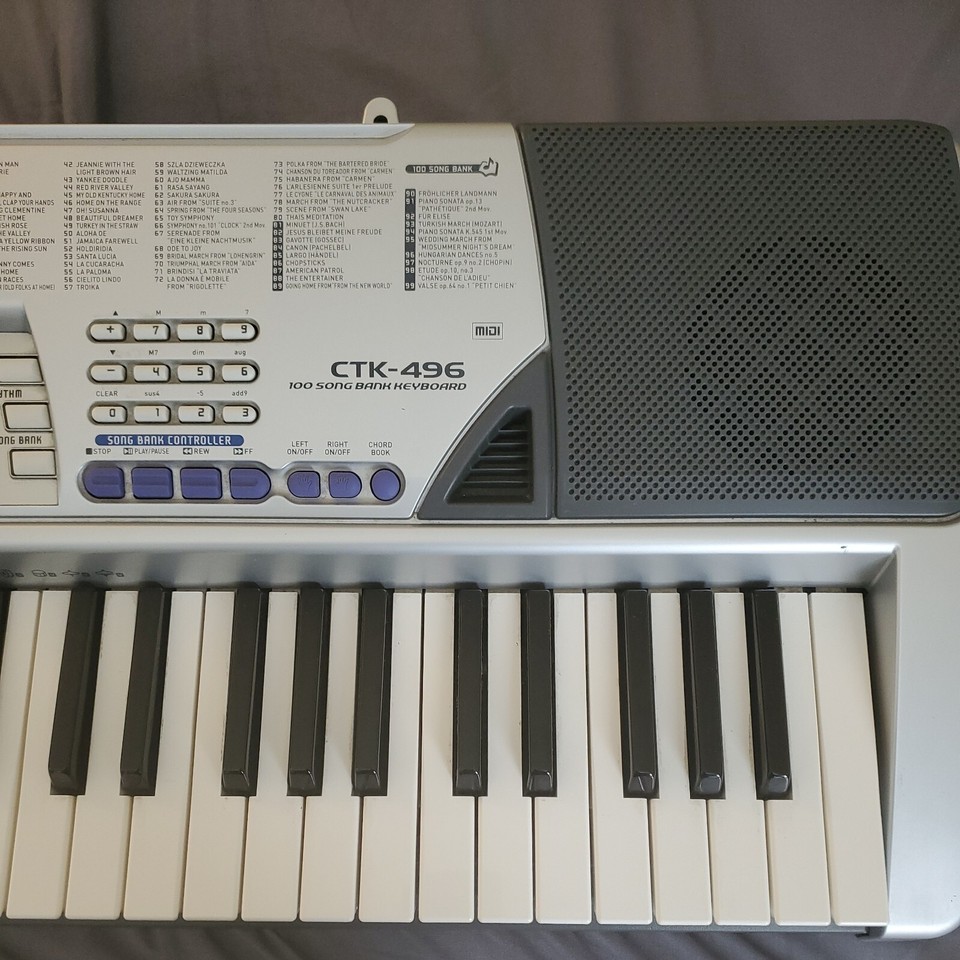 Casio ctk-496 Keyboard With Stand | eBay