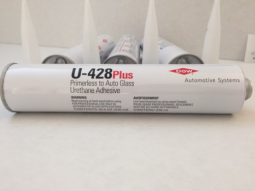 4 DOW U-428+ Auto Glass Windshield Urethane Primerless Adhesive Glue ...
