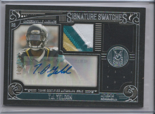 TJ Yeldon 2015 Topps Museum Collection rookie RC RPA autograph auto ...