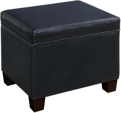 Madison Storage Ottoman, Black | eBay