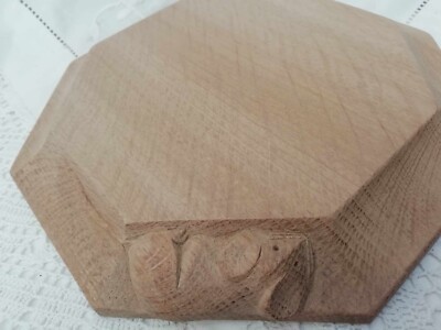 Robert Thompson Mouseman Medium Oak Small Chopping Board | eBay UK