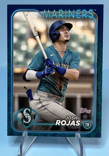 2024 Topps Series 2 JOSH ROJAS Team Color Logo Border Variation #487 ...