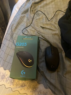 Logitech G203 LightSync Wired Gaming Mouse Works Perfectly All Content ...