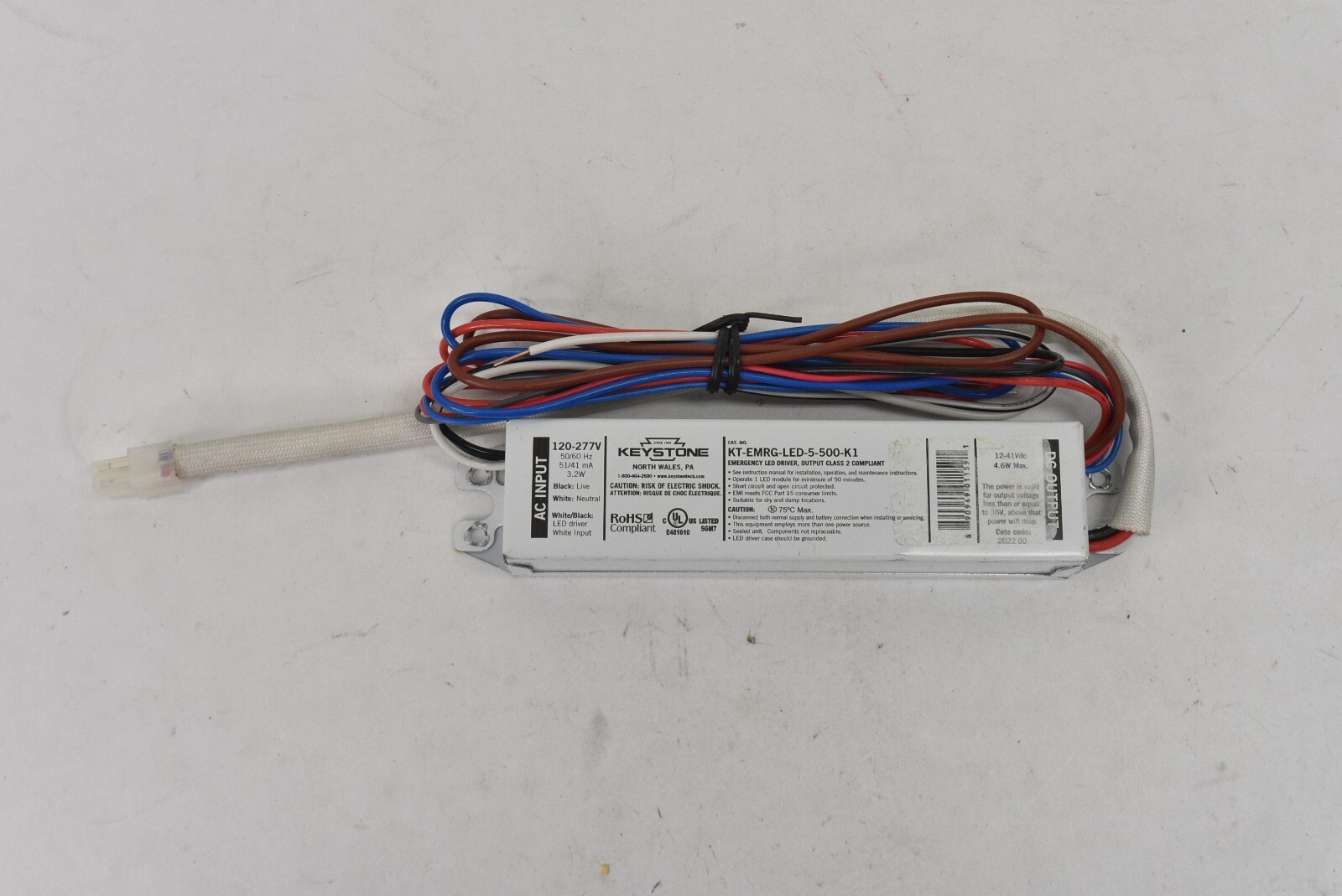 Keystone KT-EMRG-LED-5-500-K1 Emergency Back Up LED Driver Ballast | eBay