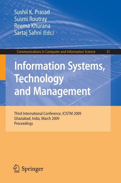 Information Systems, Technology And Management von Reema Khurana Sushil ...