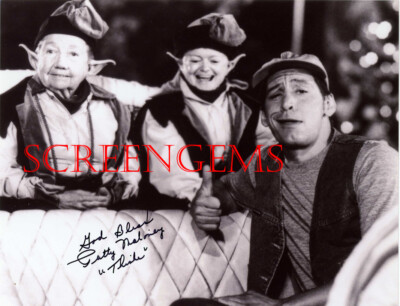 "Ernest Saves Christmas" rare signed photo Patty Maloney midget Elf Jim ...