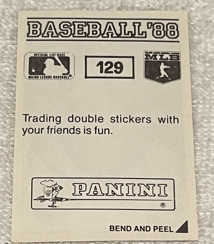 1988 Panini MLB Baseball Sticker Robin Yount Milwaukee Brewers #129 | eBay