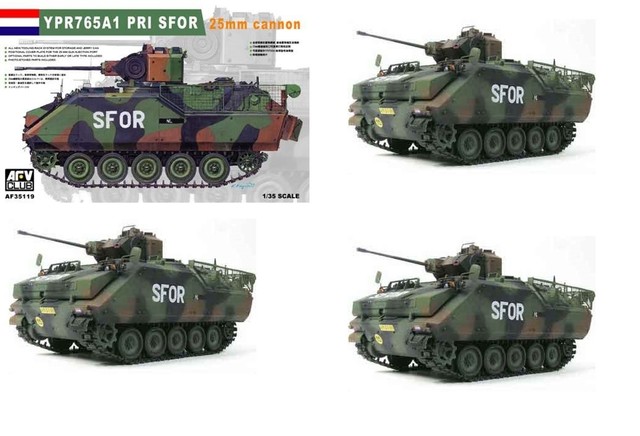 AFV Club 1/35 NATO Ypr765a1 Pri SFOR 25mm Cannon #35119 for sale online ...