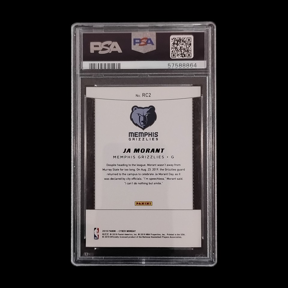2019 Panini Cyber Monday Rookies Holo /199 Ja Morant PSA 10 | eBay
