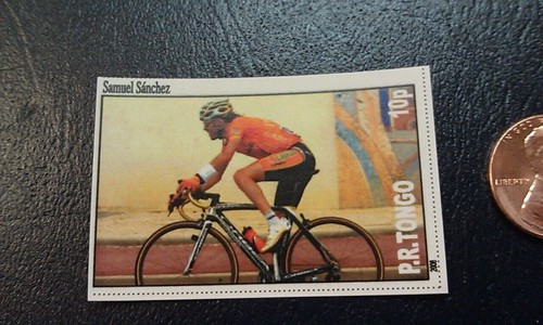 Samuel Sanchez Cyclist BMC Racing Olympic P.R. Tongo Non Perforated ...