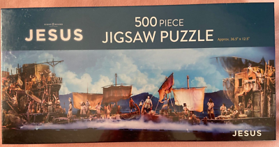 New Sealed JESUS 500 pc Jigsaw Puzzle 36 x 12 | eBay