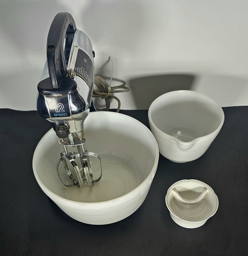 Sears Roebuck vintage No 400 827 900 Pyrex bowl 12 speed SEOK CHON ...