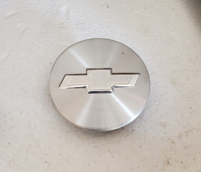 Original Chevy OEM Center Cap Hub Plastic GM Silver Machined 9595010 4 ...