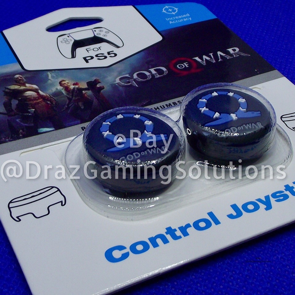 God Of War: Ragnarok Thumb Grips Controller For PS5/PS4 Gaming Blue | eBay