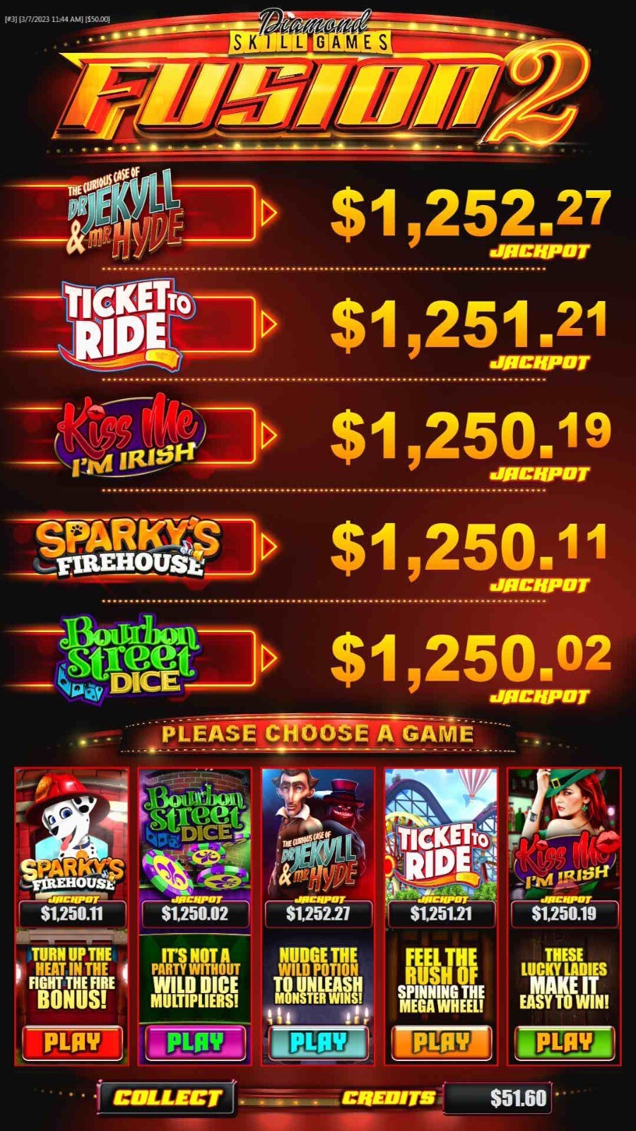 PCB GAME BOARD FIRELINK slot machine HET Fusion 5 Aurora Light Northern ...