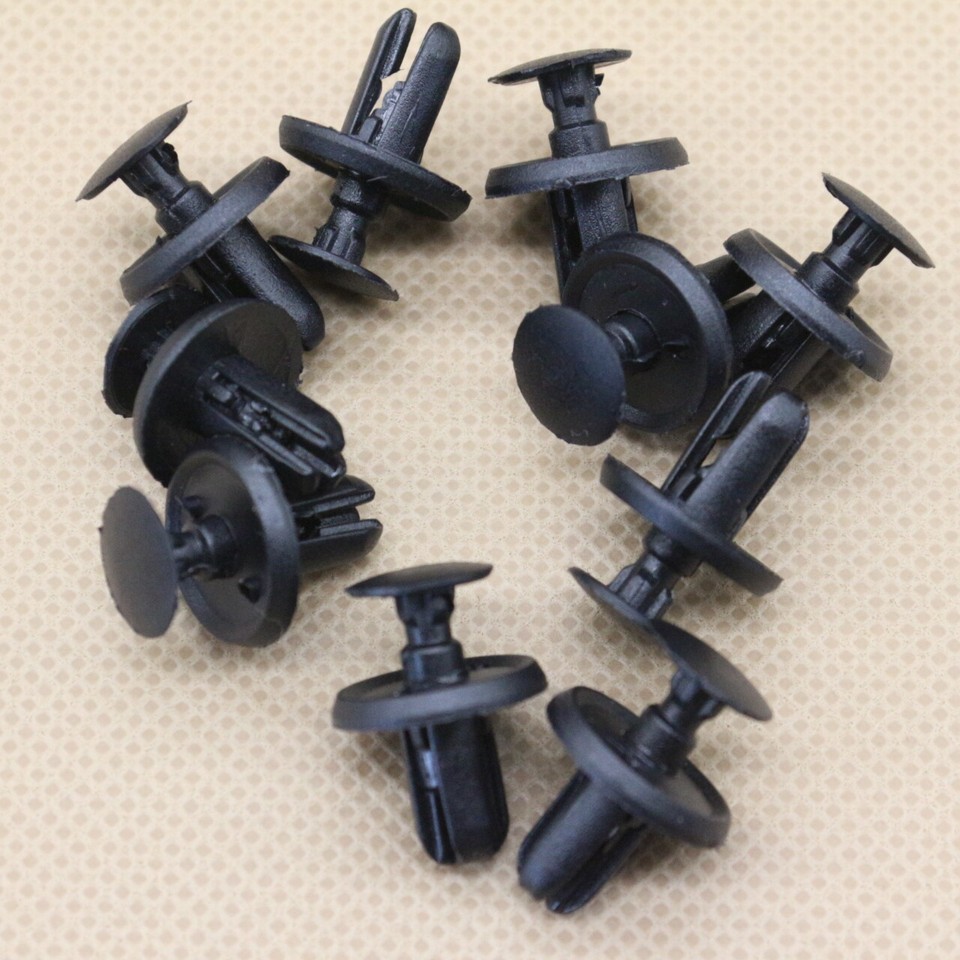 10x Front Headlamp Push Rivet Clips 6mm Hole Retainer For Subaru ...