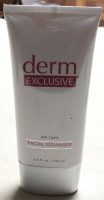 Derm Exclusive AM/PM Facial Cleanser Full Size 6oz/180ml New/Sealed | eBay