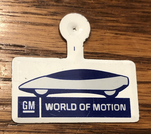 vintage GM General Motors World Of Motion badge | eBay UK