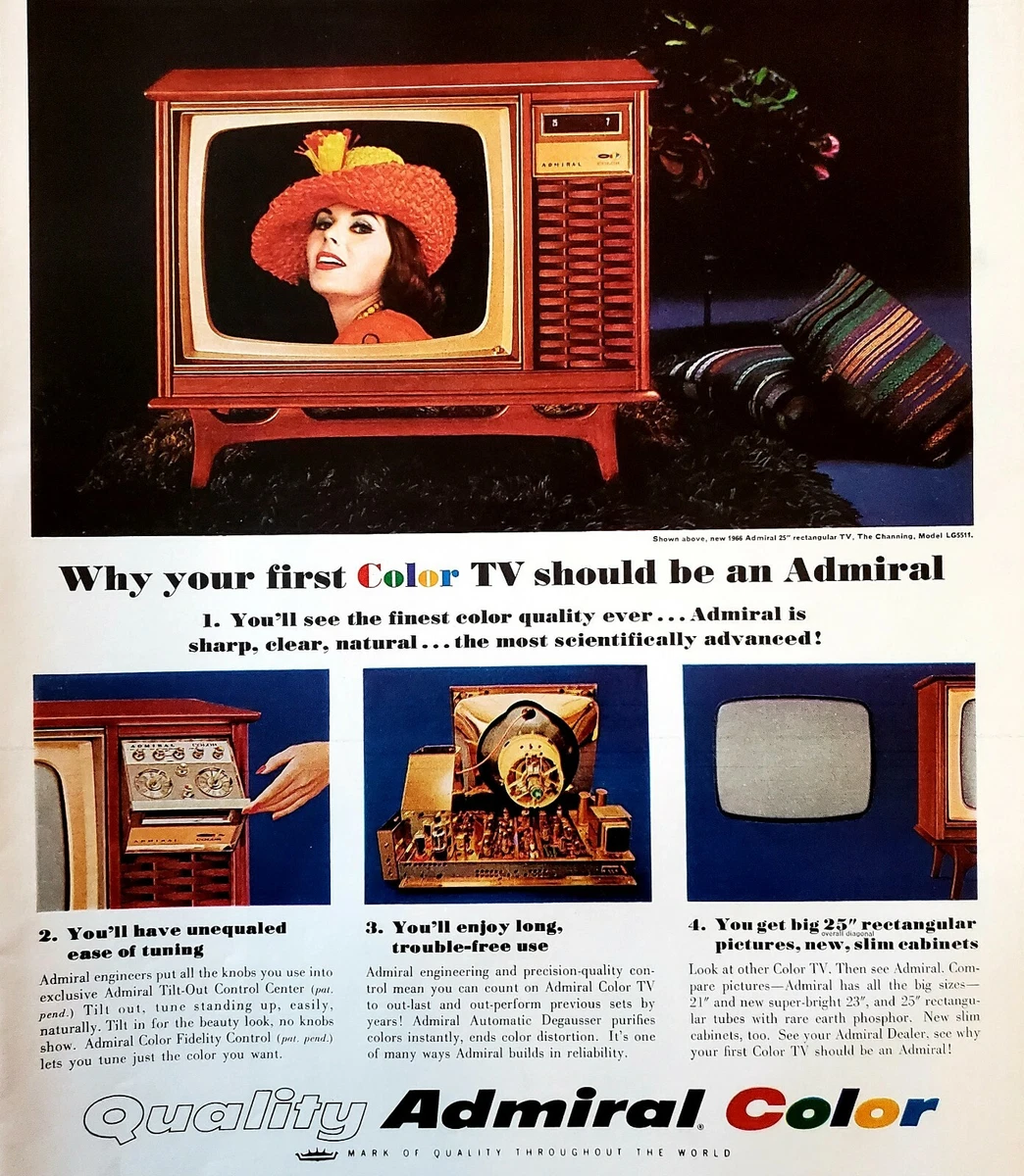 First Color Television Set