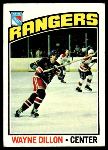 1976 Topps Wayne Dillon #9 New York Rangers | eBay