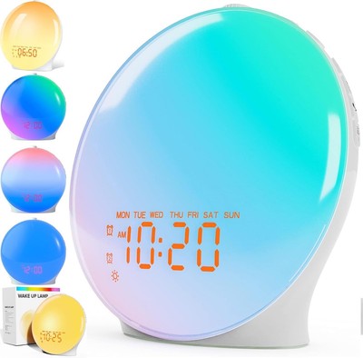Philips Sunrise Simulator Wake-Up Light Alarm Clock Somneo Smart Sleep ...