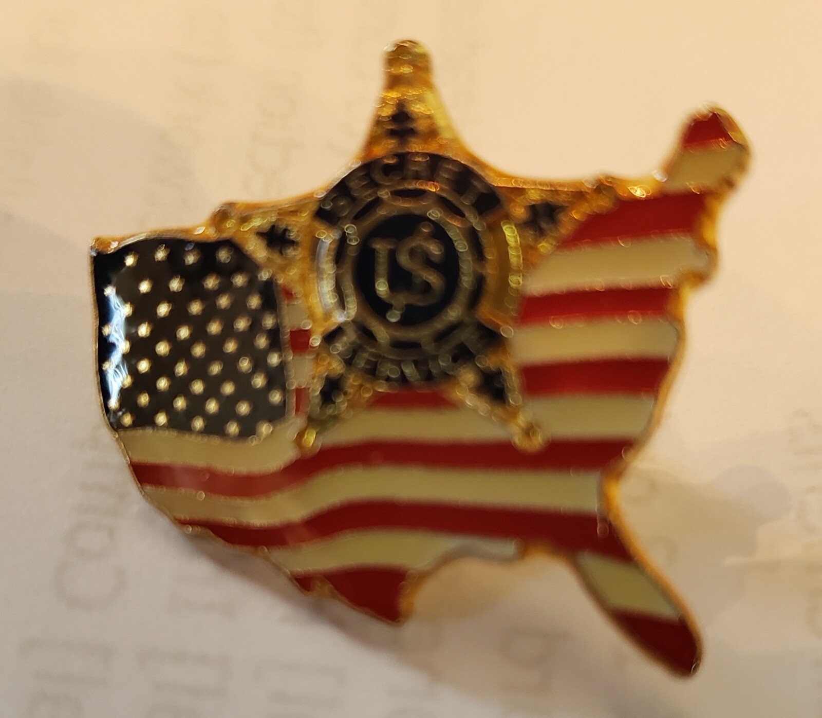 UNITED STATES SECRET SERVICE, STARS AND STRIPES, LAPEL PIN | eBay