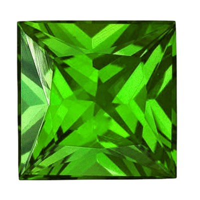 Peridot Square Cut Loose Gemstone 10mm AAA+ Loose Gemstone 4.1 Cts | eBay